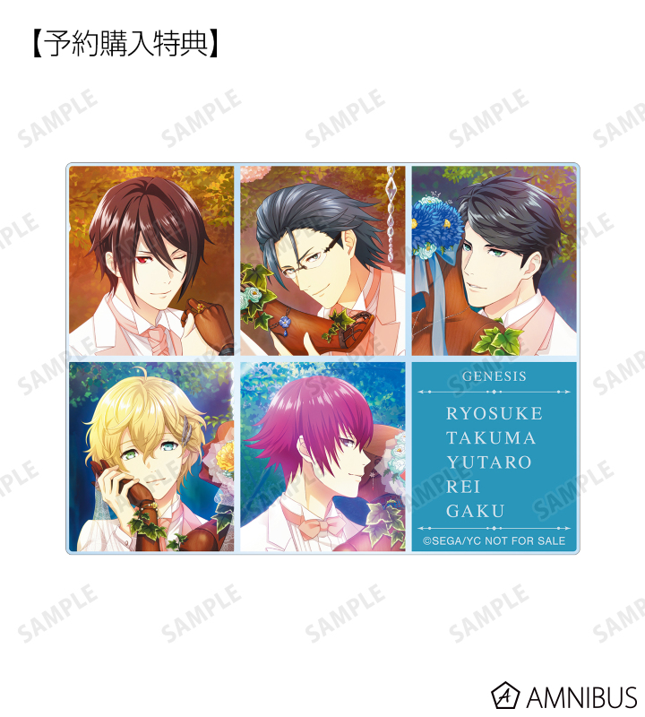 夢色キャスト - トレーディング サイン入りアクリルカード ジェネシスver. | AMNIBUS(アムニバス)