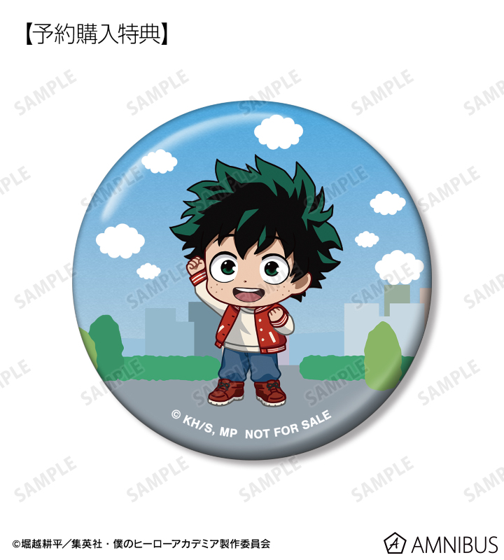 TVアニメ『僕のヒーローアカデミア』 - トレーディング ちびキャラ 赤い私服ver. メタリック缶バッジ | AMNIBUS(アムニバス)