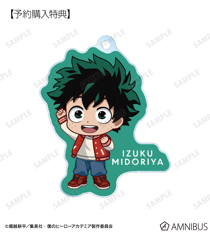 TVアニメ『僕のヒーローアカデミア』 - トレーディング ちびキャラ 赤い私服ver. アクリルキーホルダー | AMNIBUS(アムニバス)