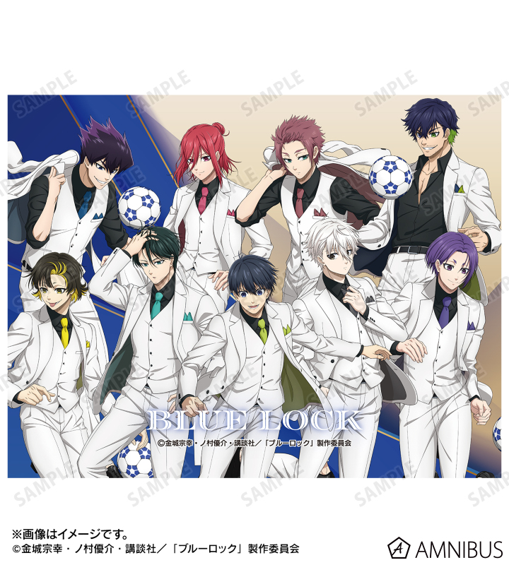 TVアニメ『ブルーロック』 - 描き下ろし 集合 スーツモデルver. 第2弾 F0号キャンバスボード | AMNIBUS(アムニバス)